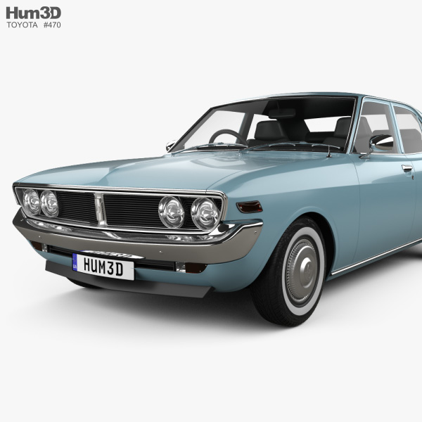 Toyota Mark II 1972 Modelo 3D - Descargar Sedan on 3DModels.org