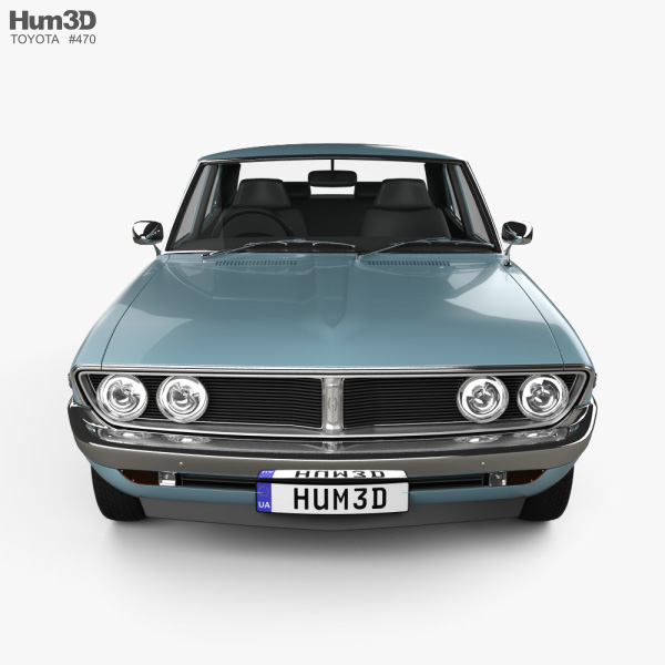 Toyota Mark II 1972 3D model - Download Sedan on 3DModels.org
