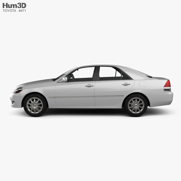 Toyota Mark II 2007 3D model - Download Sedan on 3DModels.org