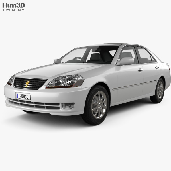 Toyota Mark II 2007 3D model - Download Sedan on 3DModels.org