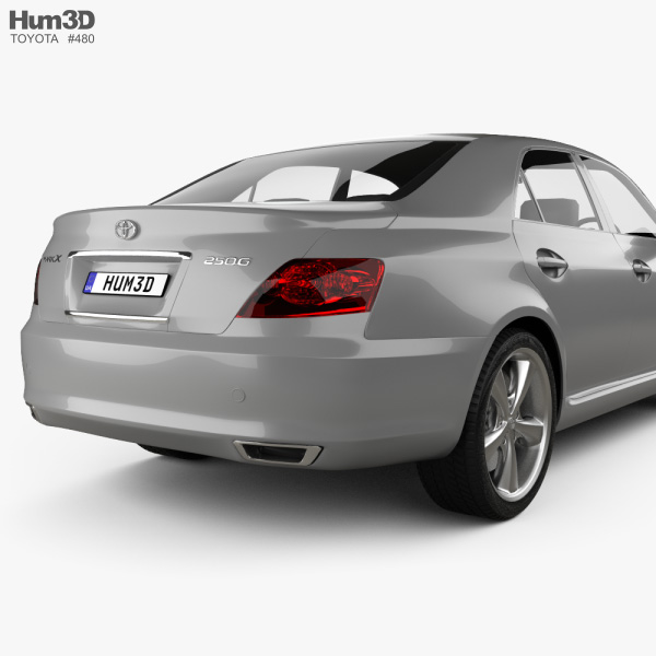 Toyota Mark X 2009 3D model - Download Sedan on 3DModels.org