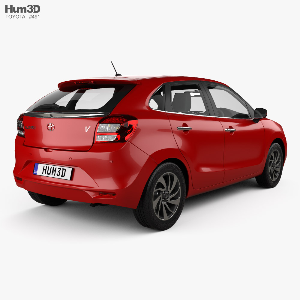 Toyota Glanza 2022 3D model - Download Hatchback on 3DModels.org