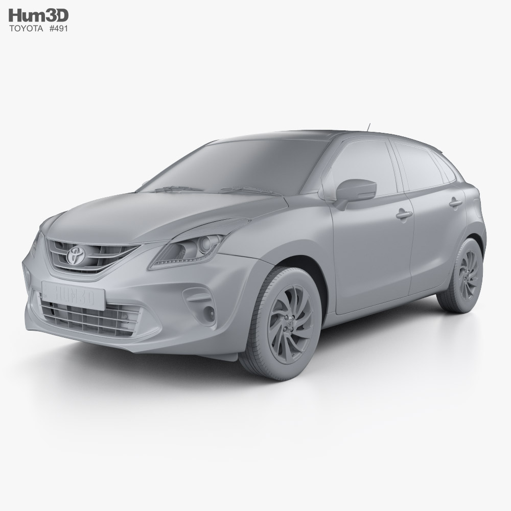 Toyota Glanza 2022 3D model - Download Hatchback on 3DModels.org