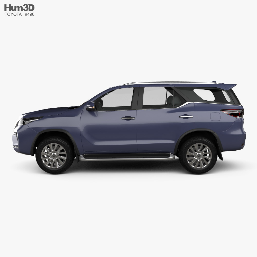 Toyota Fortuner 2023 Modèle 3D - Télécharger Crossover SUV activé ...