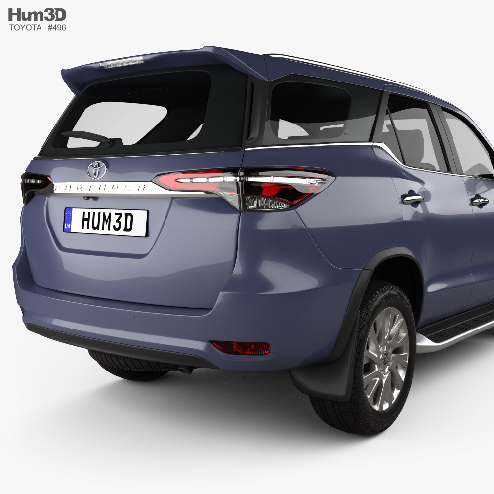 Toyota Fortuner 2023 Modèle 3D - Télécharger Crossover SUV activé ...