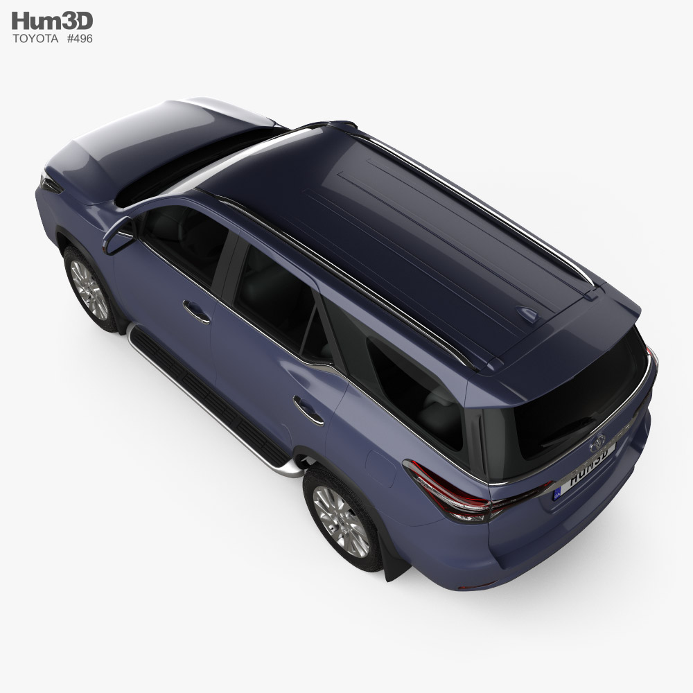 Toyota Fortuner 2023 Modèle 3D - Télécharger Crossover SUV activé ...