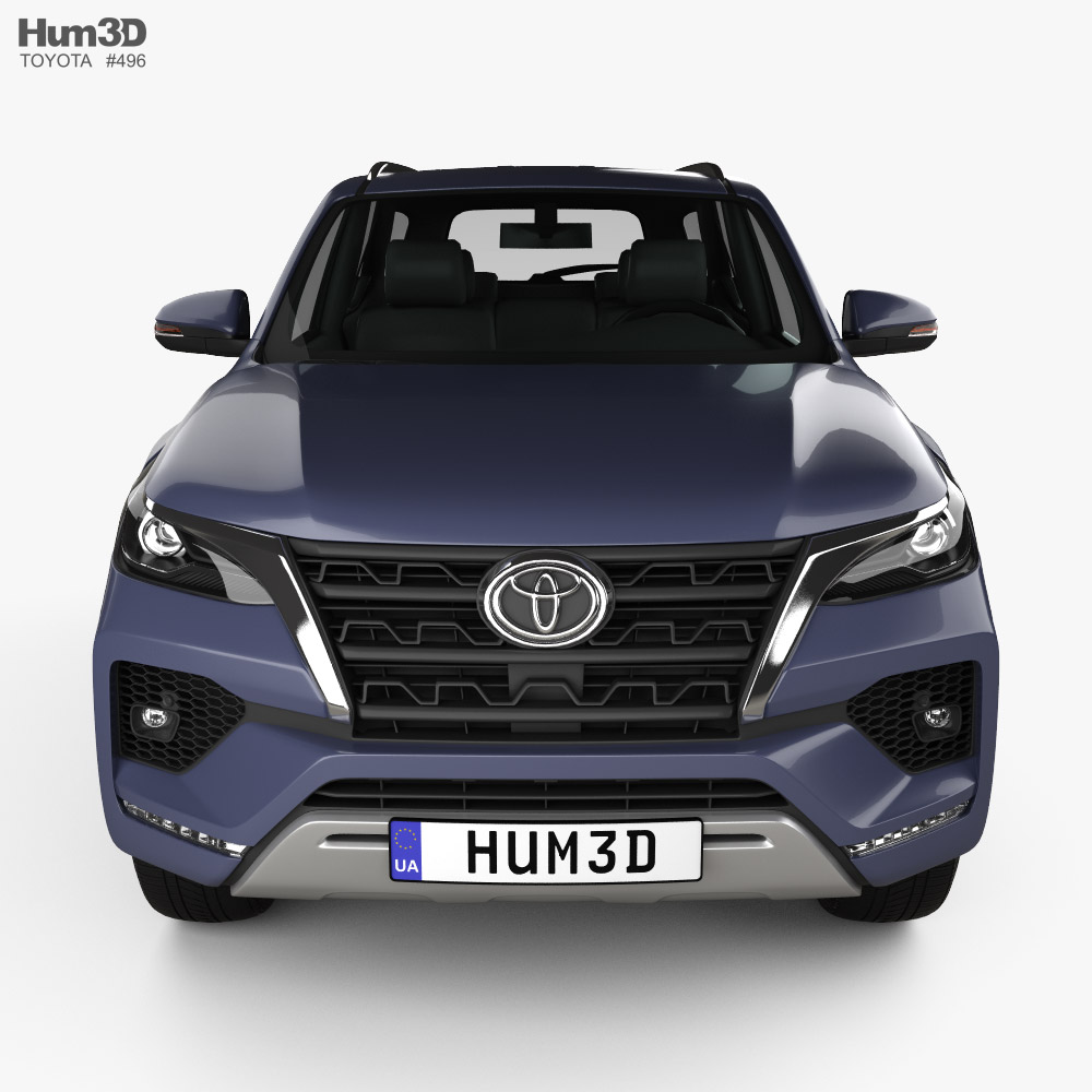 Toyota Fortuner 2023 Modèle 3D - Télécharger Crossover SUV activé ...