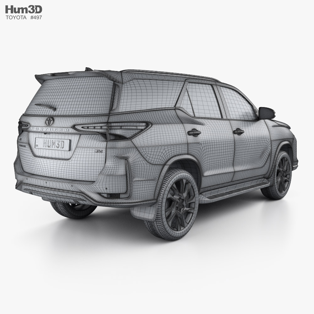 Toyota Fortuner Legender 2023 Modelo 3D - Baixar Crossover SUV no ...