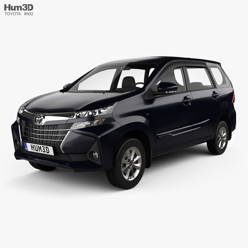 Toyota Avanza G 2024 3D model - Download Van on 3DModels.org