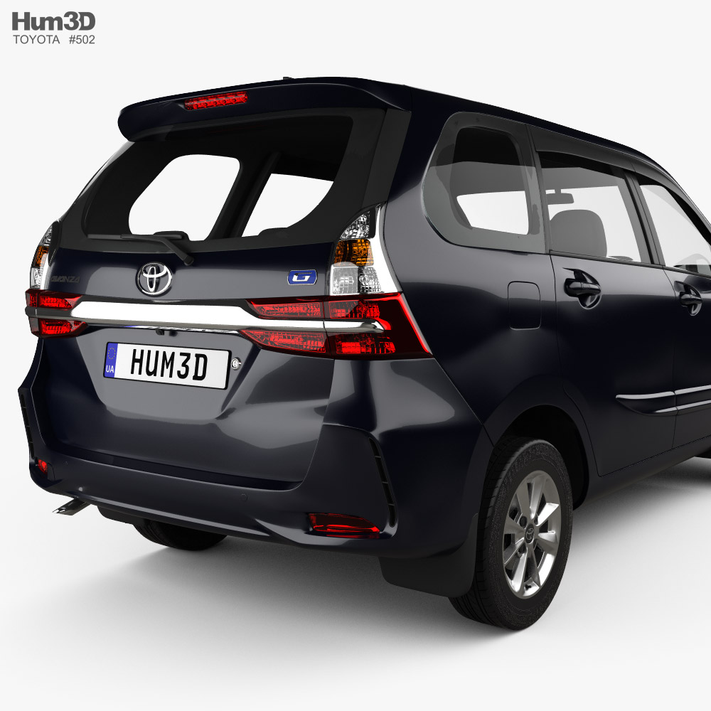 Toyota Avanza G 2024 3D model - Download Van on 3DModels.org