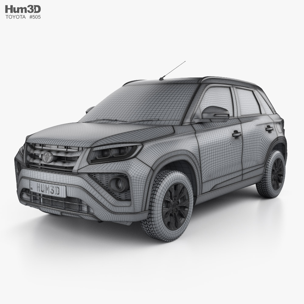 Toyota Urban Cruiser 2023 Modelo 3D - Descargar Hatchback on 3DModels.org