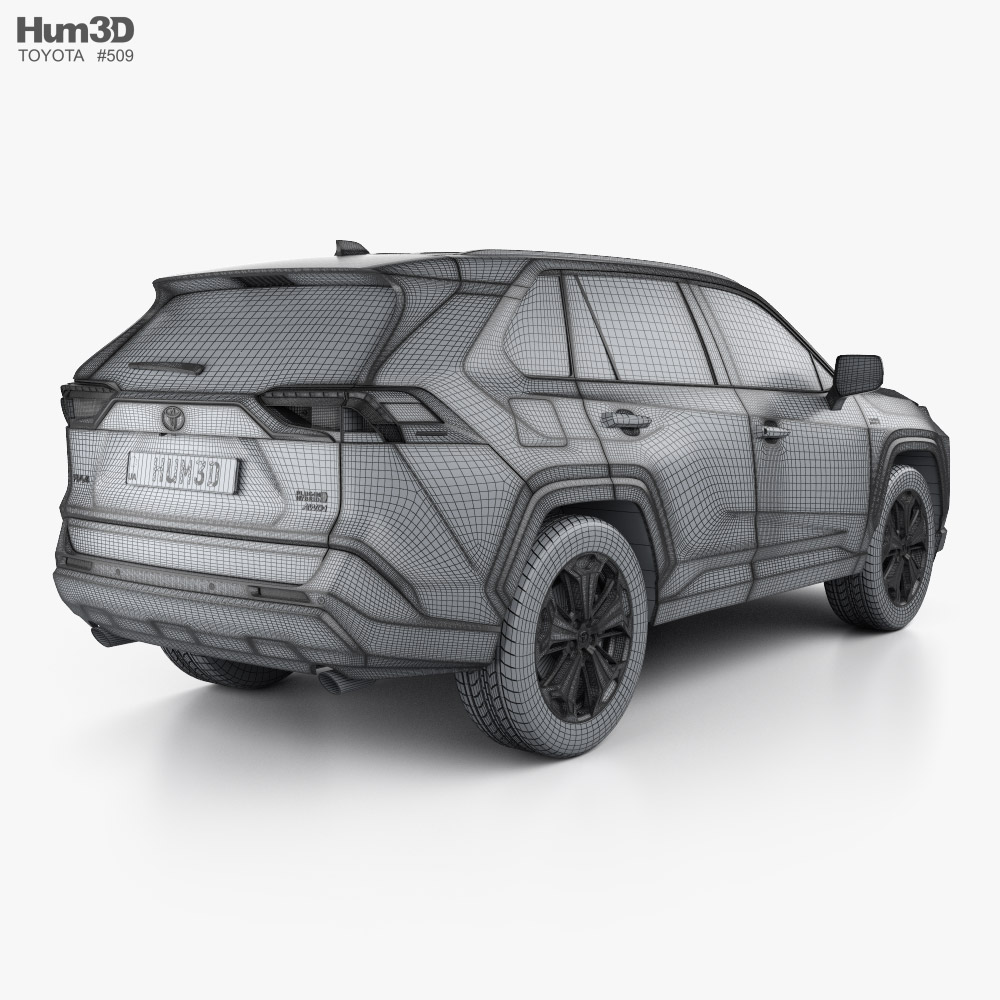 Toyota RAV4 PHEV 2023 3Dモデル - ダウンロード Crossover SUV on 3DModels.org