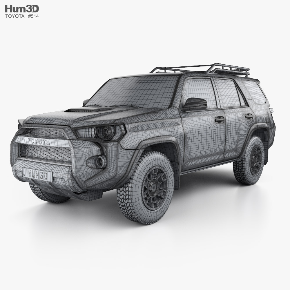 Toyota 4Runner TRD Pro 2024 3D model - Download Crossover SUV on ...