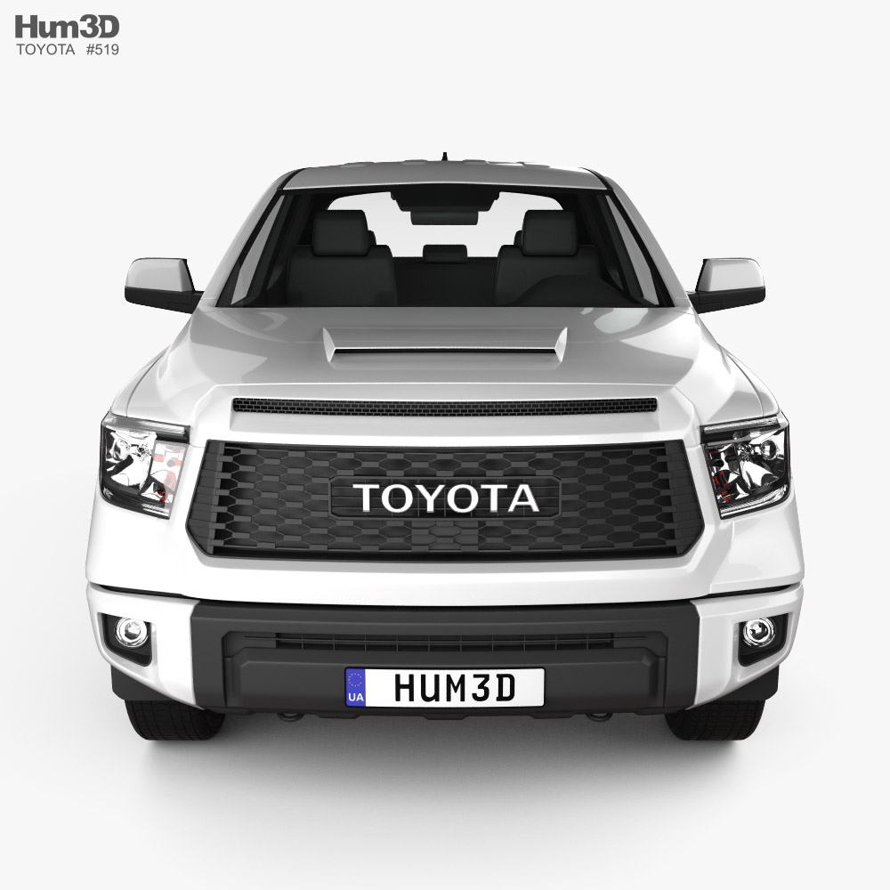 Toyota Tundra Double Cab Standard bed TRD Pro 2021 3D model - Download ...