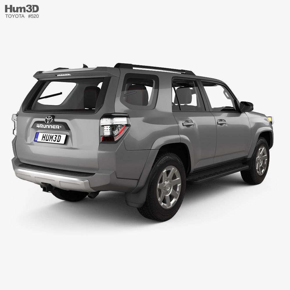 Toyota 4Runner TRD Offroad with HQ interior 2024 3D model - Download ...