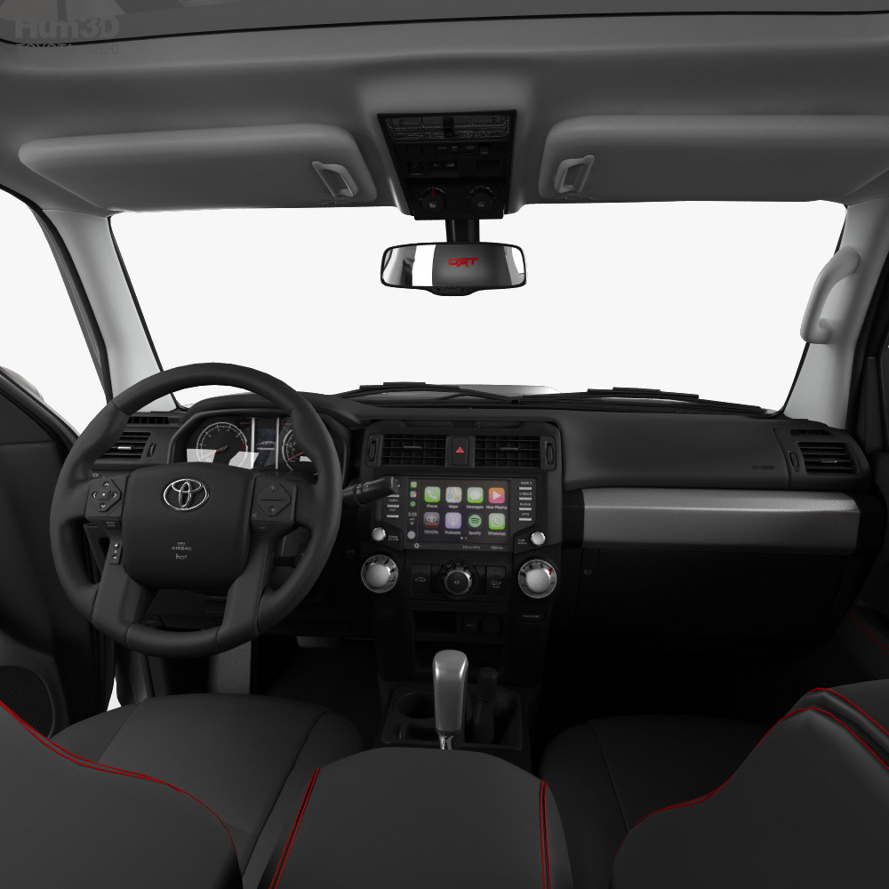 Toyota 4Runner TRD Offroad with HQ interior 2024 3D model - Download ...