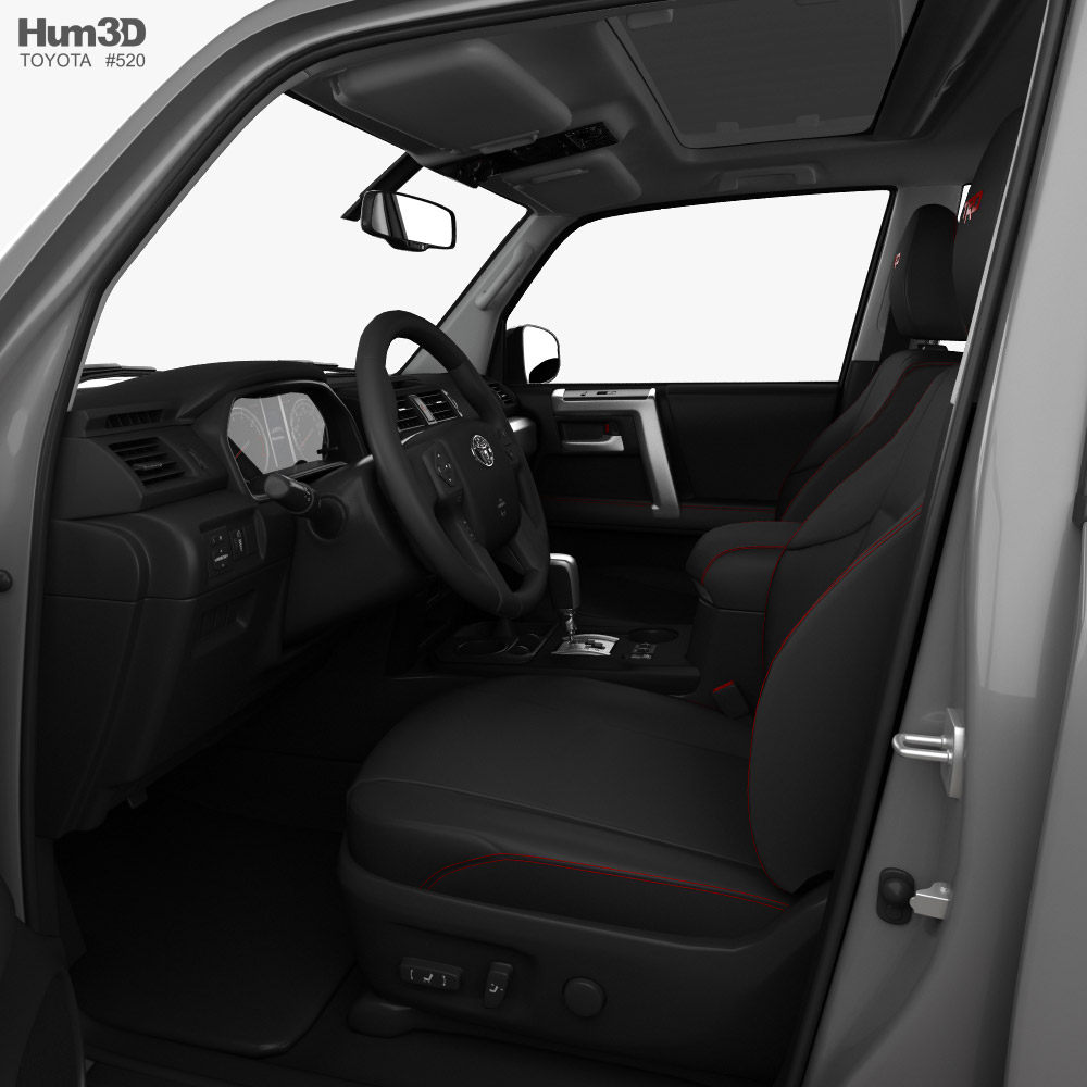 Toyota 4Runner TRD Offroad with HQ interior 2024 3D model - Download ...