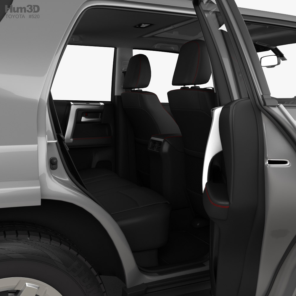 Toyota 4Runner TRD Offroad with HQ interior 2024 3D model - Download ...