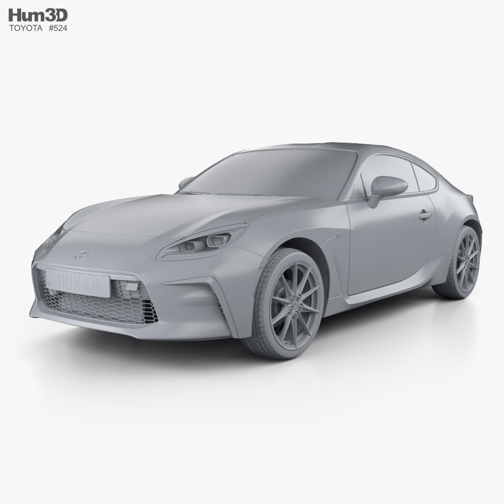 トヨタ GR 86 2024 3Dモデル - ダウンロード Sports car オン 3DModels.org
