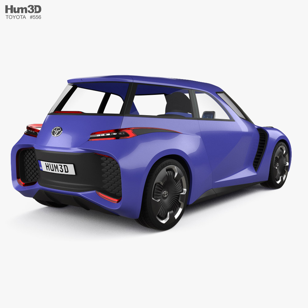 Toyota Rhombus with HQ interior 2025 3D model - Download Hatchback on ...