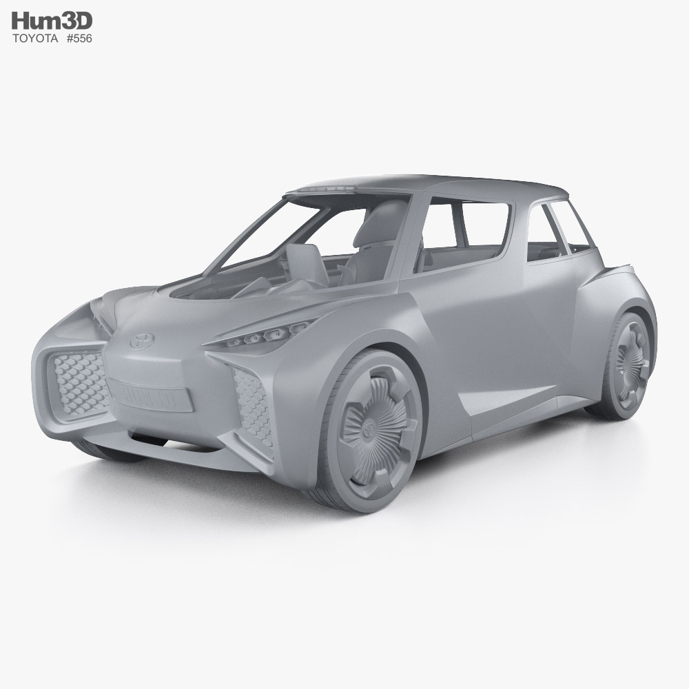 Toyota Rhombus with HQ interior 2025 3D model - Download Hatchback on ...
