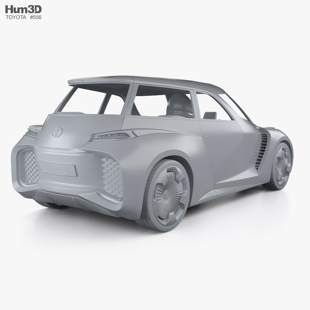 Toyota Rhombus with HQ interior 2025 3D model - Download Hatchback on ...
