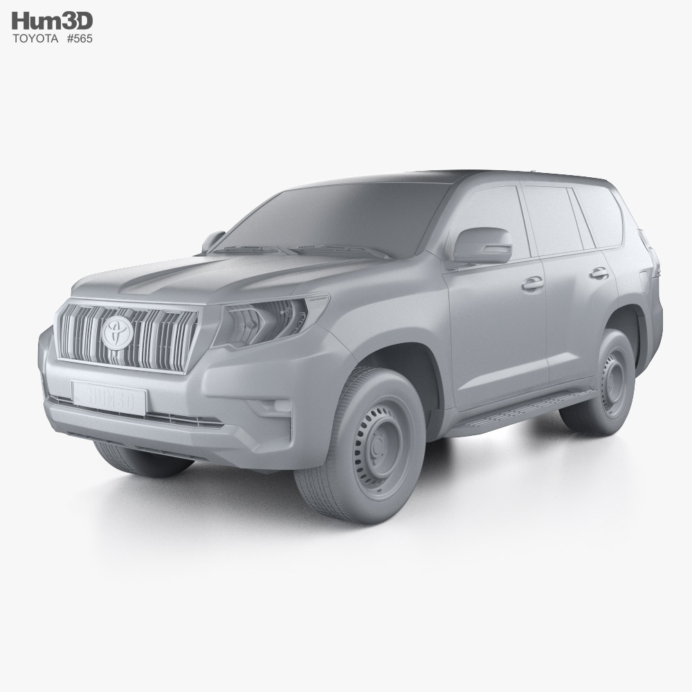 Toyota Land Cruiser Prado Base 5 puertas 2020 Modelo 3D - Descargar ...