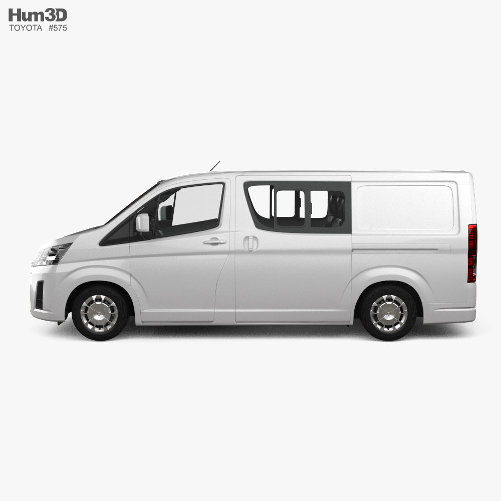 Toyota Hiace Crew Van L2H1 2022 3D model - Download Van on 3DModels.org