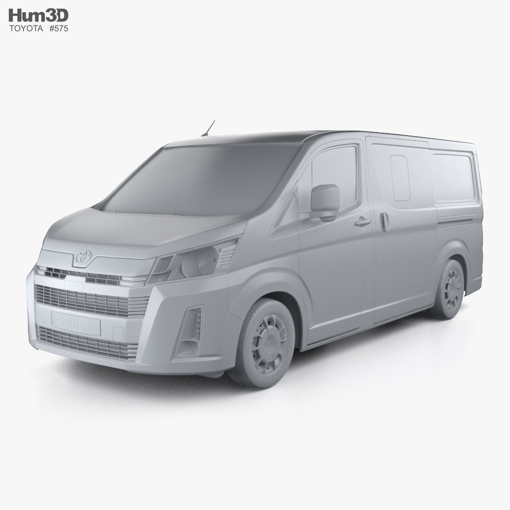 Toyota Hiace Crew Van L2H1 2022 3D model - Download Van on 3DModels.org