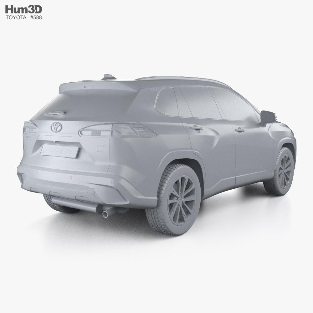 Toyota Corolla Cross XLE Versão US 2025 Modelo 3D - Baixar Crossover ...