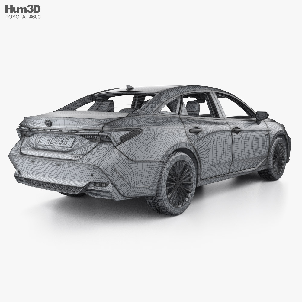 Toyota Avalon Limited Hybrid with HQ interior 2021 3D model - Download ...