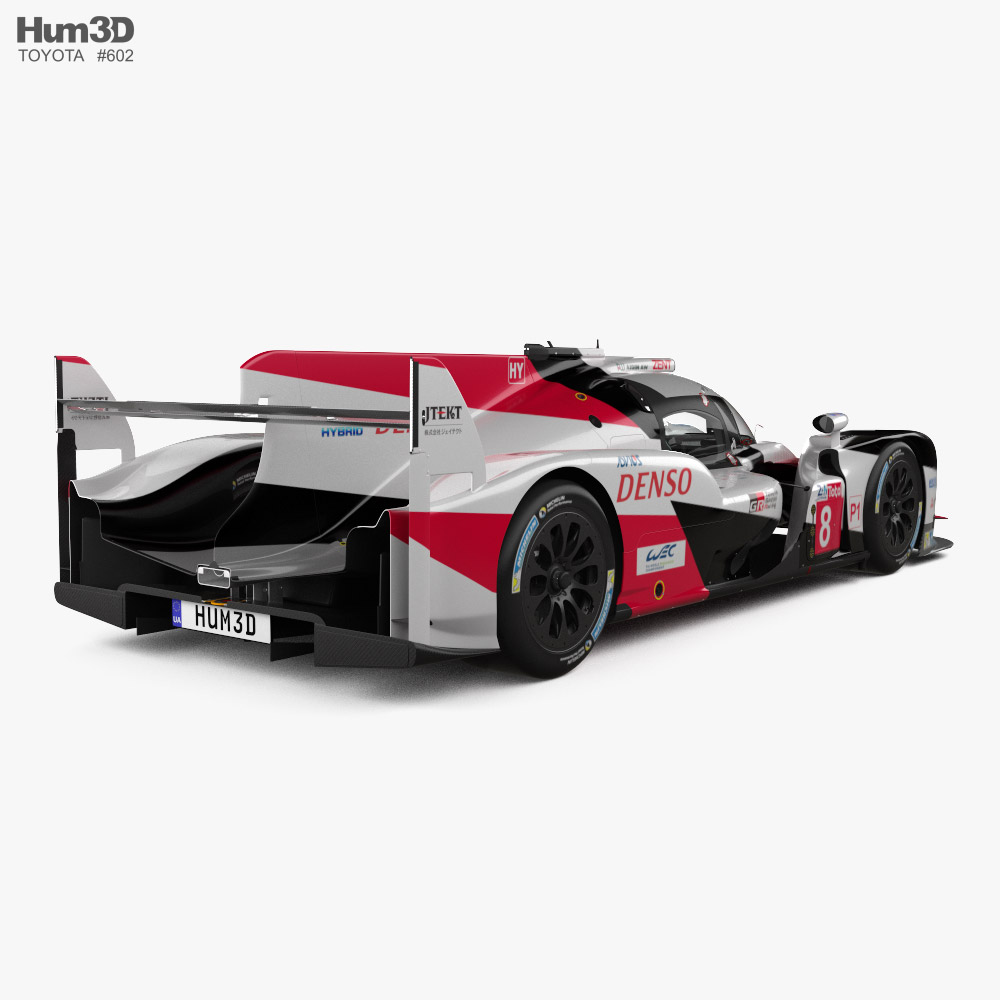 Toyota TS050 Hybrid 2021 3D model - Download Sports car on 3DModels.org