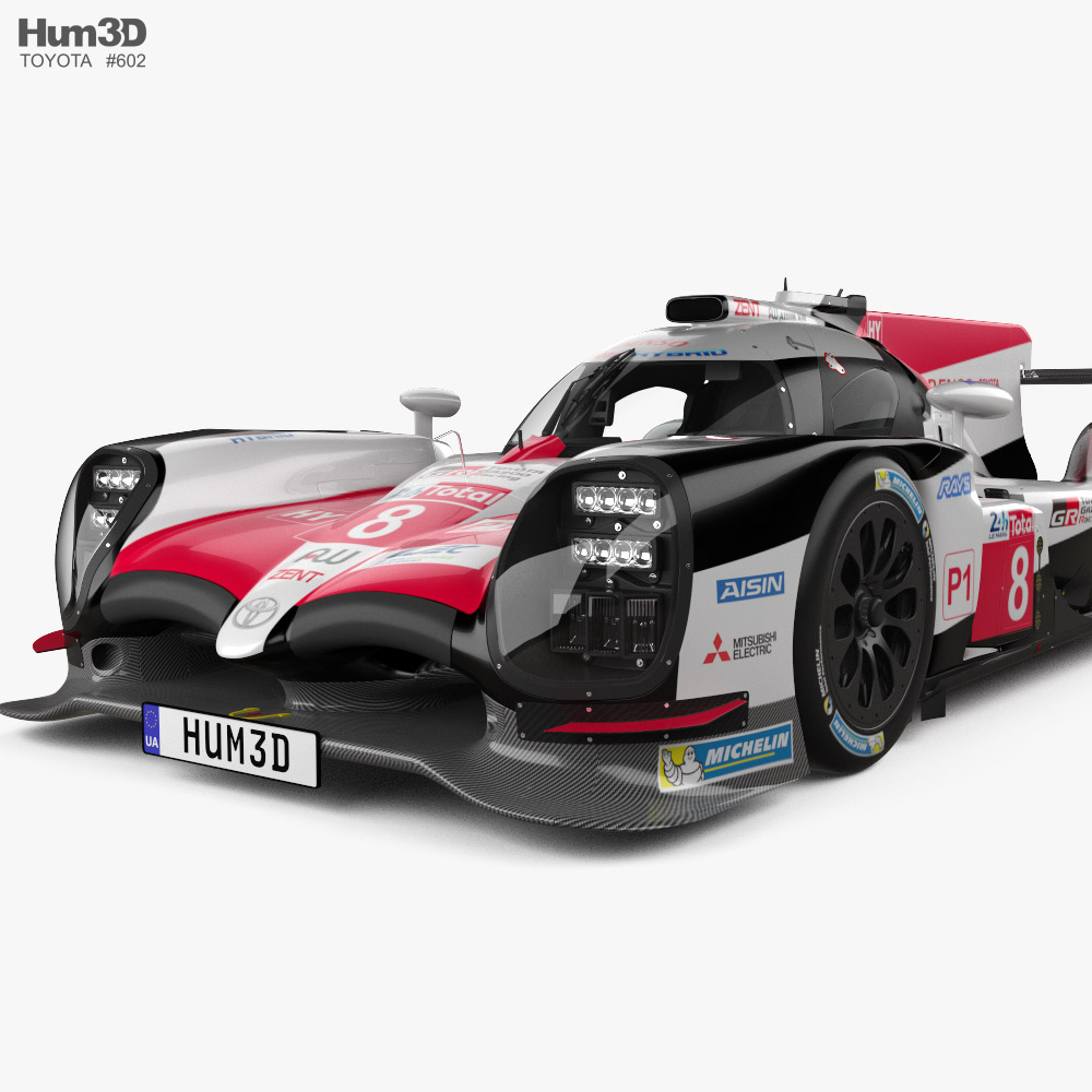 Toyota TS050 Hybrid 2021 3D model - Download Sports car on 3DModels.org