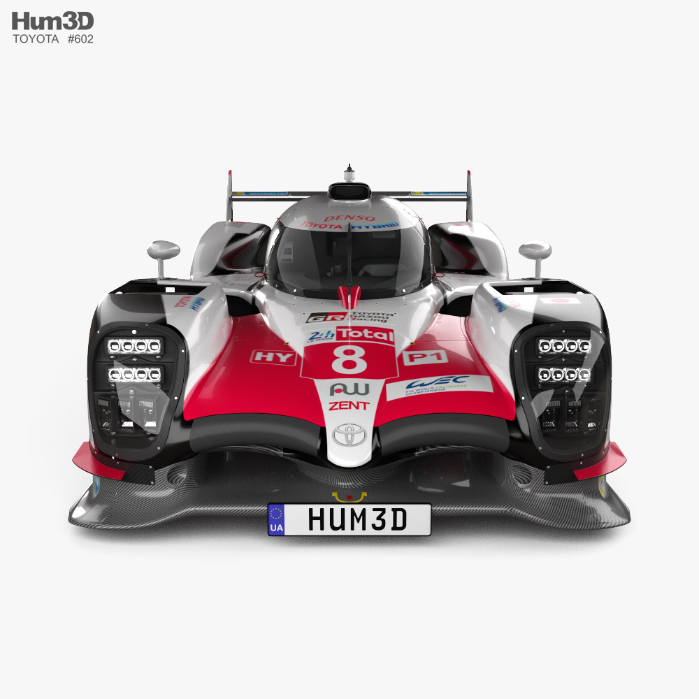 Toyota TS050 Hybrid 2021 3D model - Download Sports car on 3DModels.org