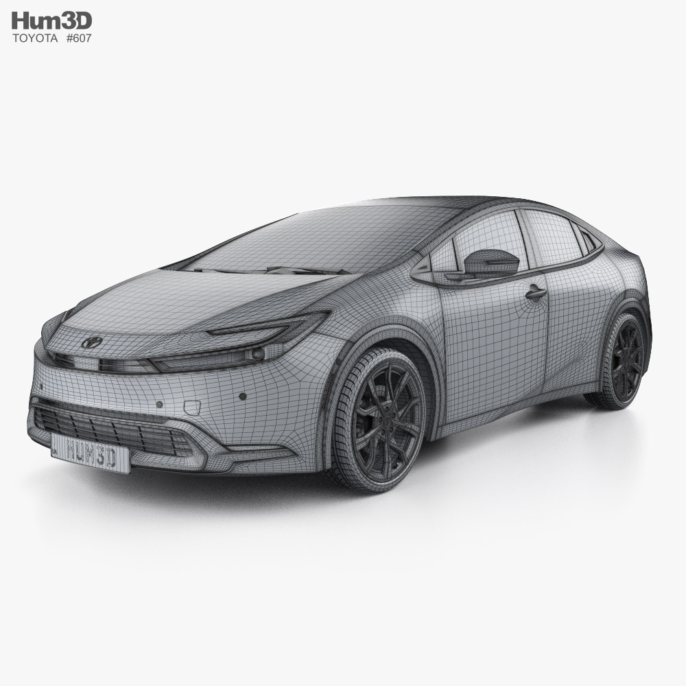 Toyota Prius Prime XSE US-spec 2025 3D model - Download Sedan on ...