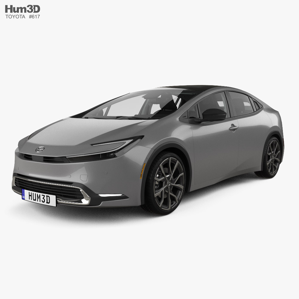 Toyota Prius Prime XSE US-spec with HQ interior 2025 3D model ...