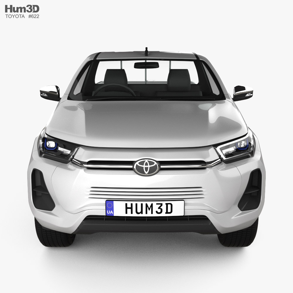 Toyota Hilux Single Cab BEV 2025 3D model - Download Pickup on 3DModels.org