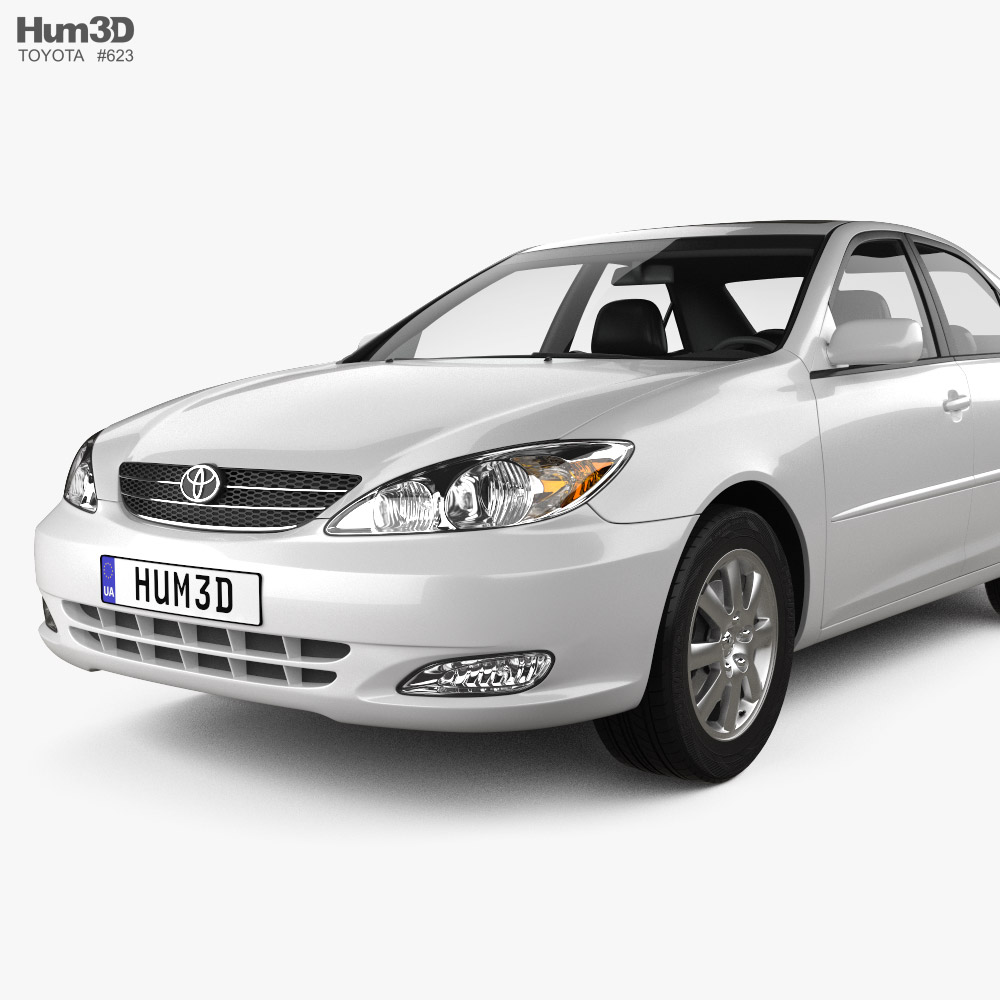 Toyota Camry XLE 2003 3D model - Download Sedan on 3DModels.org