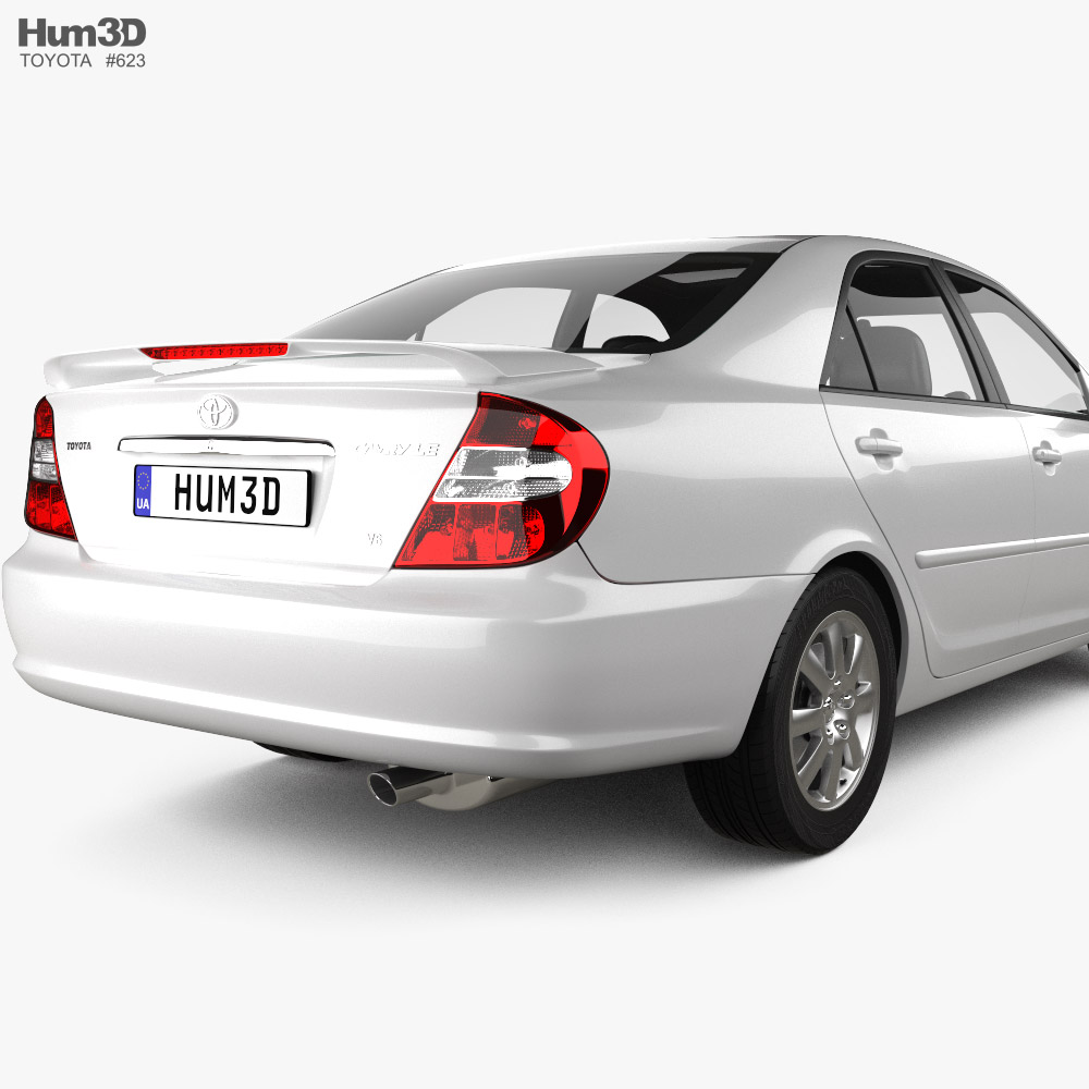Toyota Camry XLE 2003 3D model - Download Sedan on 3DModels.org