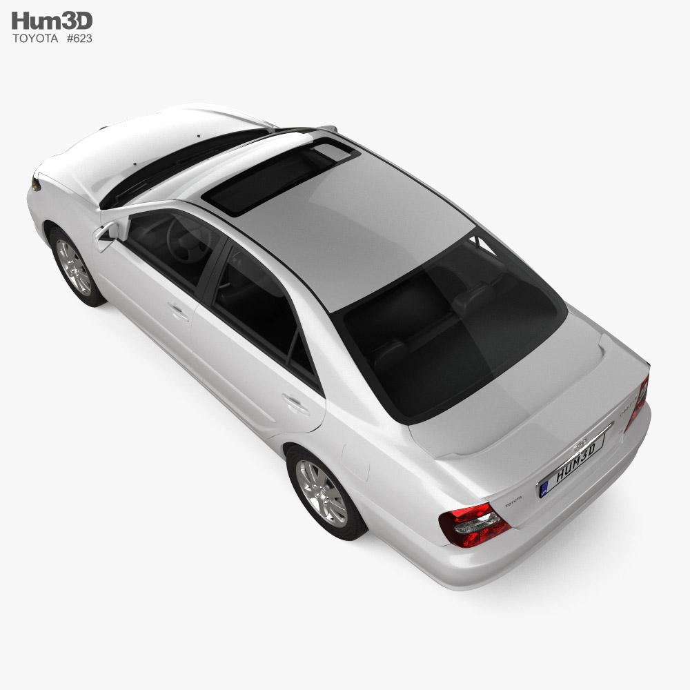 Toyota Camry XLE 2003 3D model - Download Sedan on 3DModels.org