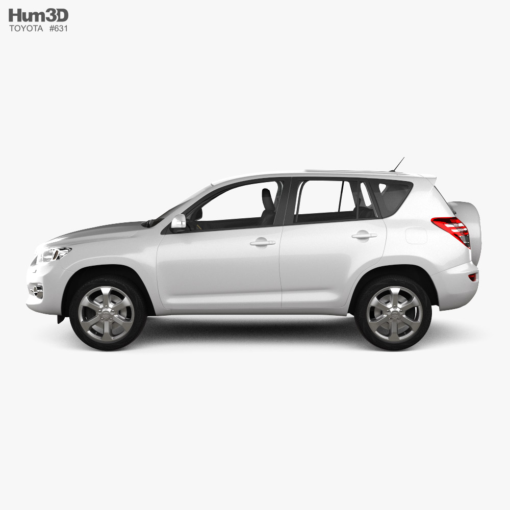 Toyota RAV4 with HQ interior 2015 3D model - Download Crossover SUV on ...