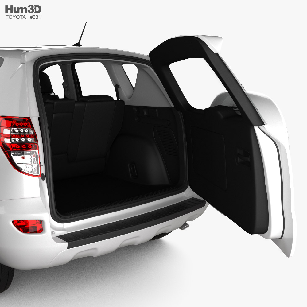 Toyota RAV4 with HQ interior 2015 3D model - Download Crossover SUV on ...