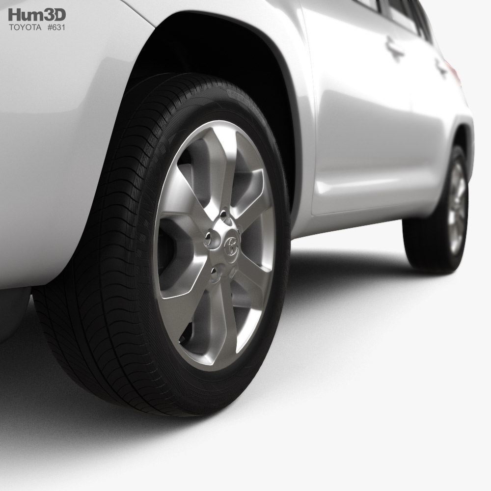 Toyota RAV4 with HQ interior 2015 3D model - Download Crossover SUV on ...