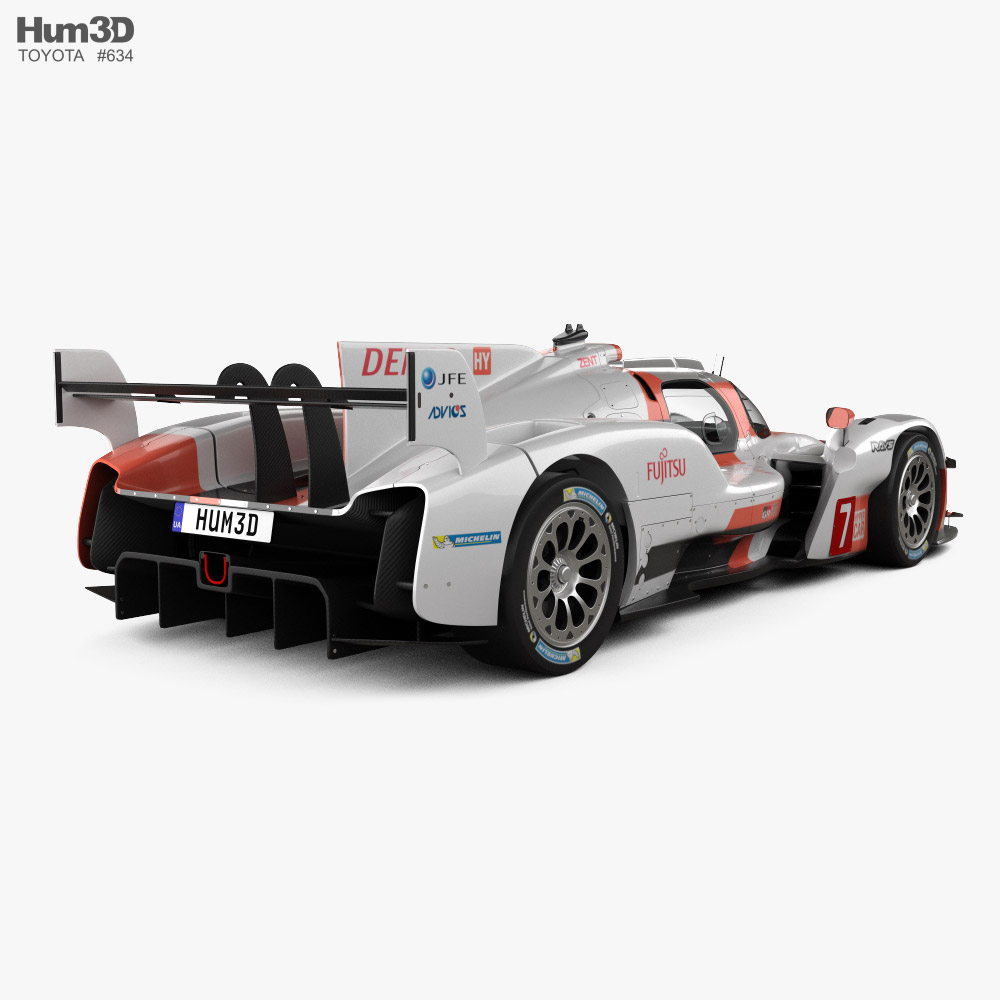 Toyota GR010 Hybrid 2025 3D model - Download Sports car on 3DModels.org
