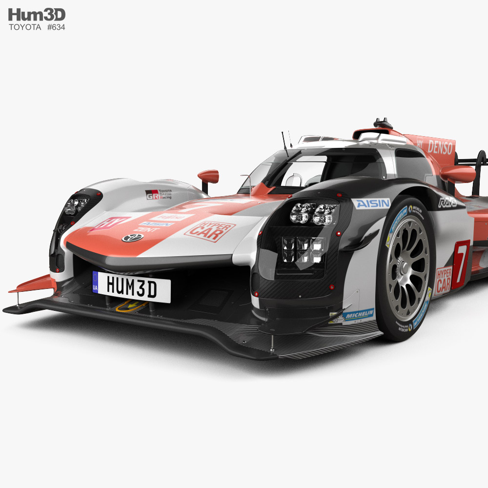 Toyota GR010 Hybrid 2025 3D model - Download Sports car on 3DModels.org
