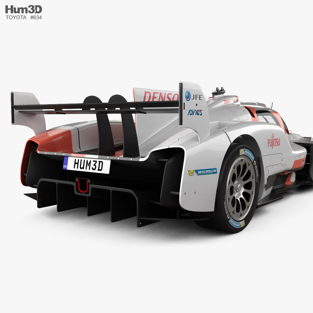 Toyota GR010 Hybrid 2025 3D model - Download Sports car on 3DModels.org