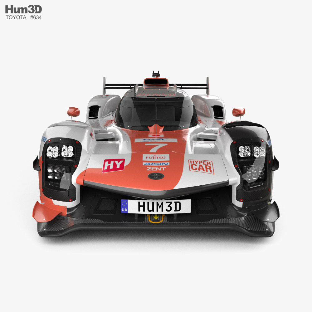 Toyota GR010 Hybrid 2025 3D model - Download Sports car on 3DModels.org