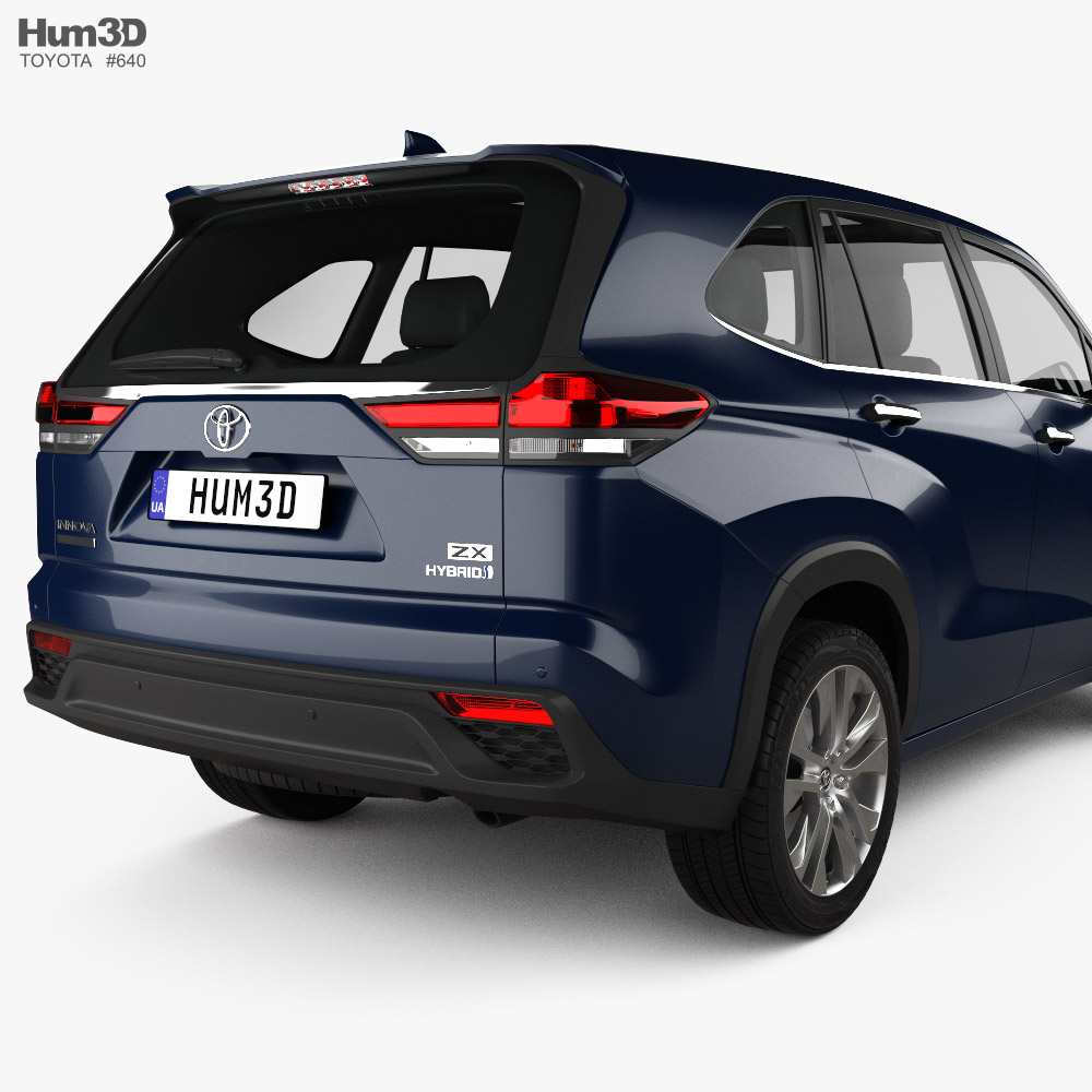 Toyota Innova Hycross 2025 3D model - Download Wagon car on 3DModels.org
