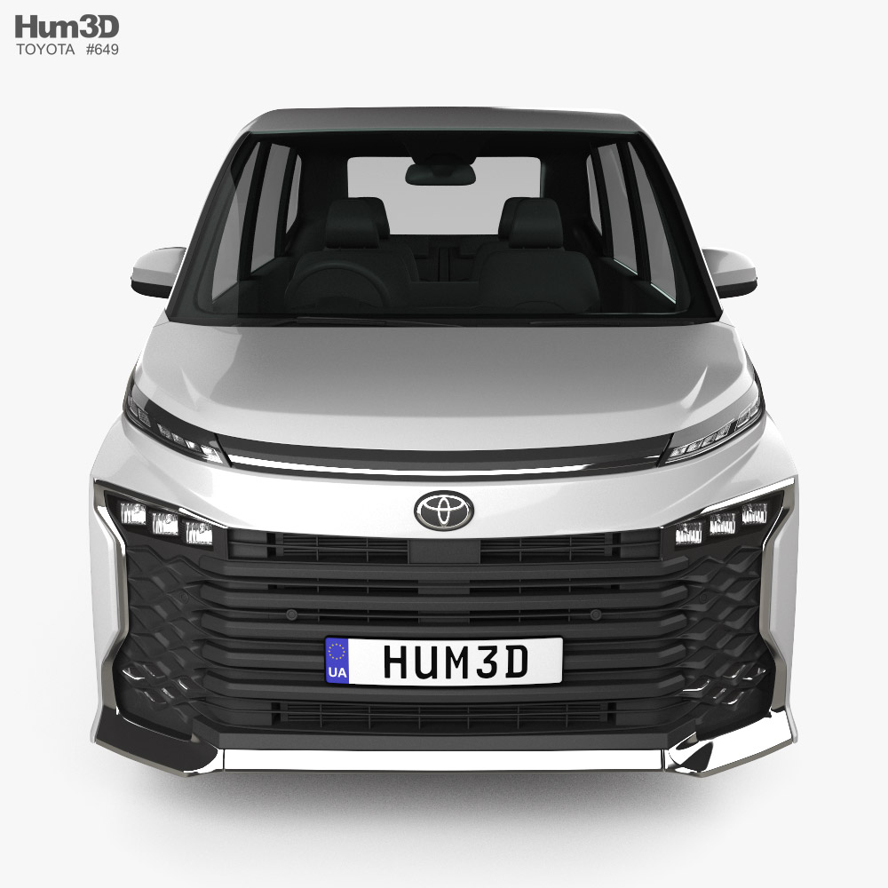 Toyota Voxy S-Z 2025 3D model - Download Van on 3DModels.org