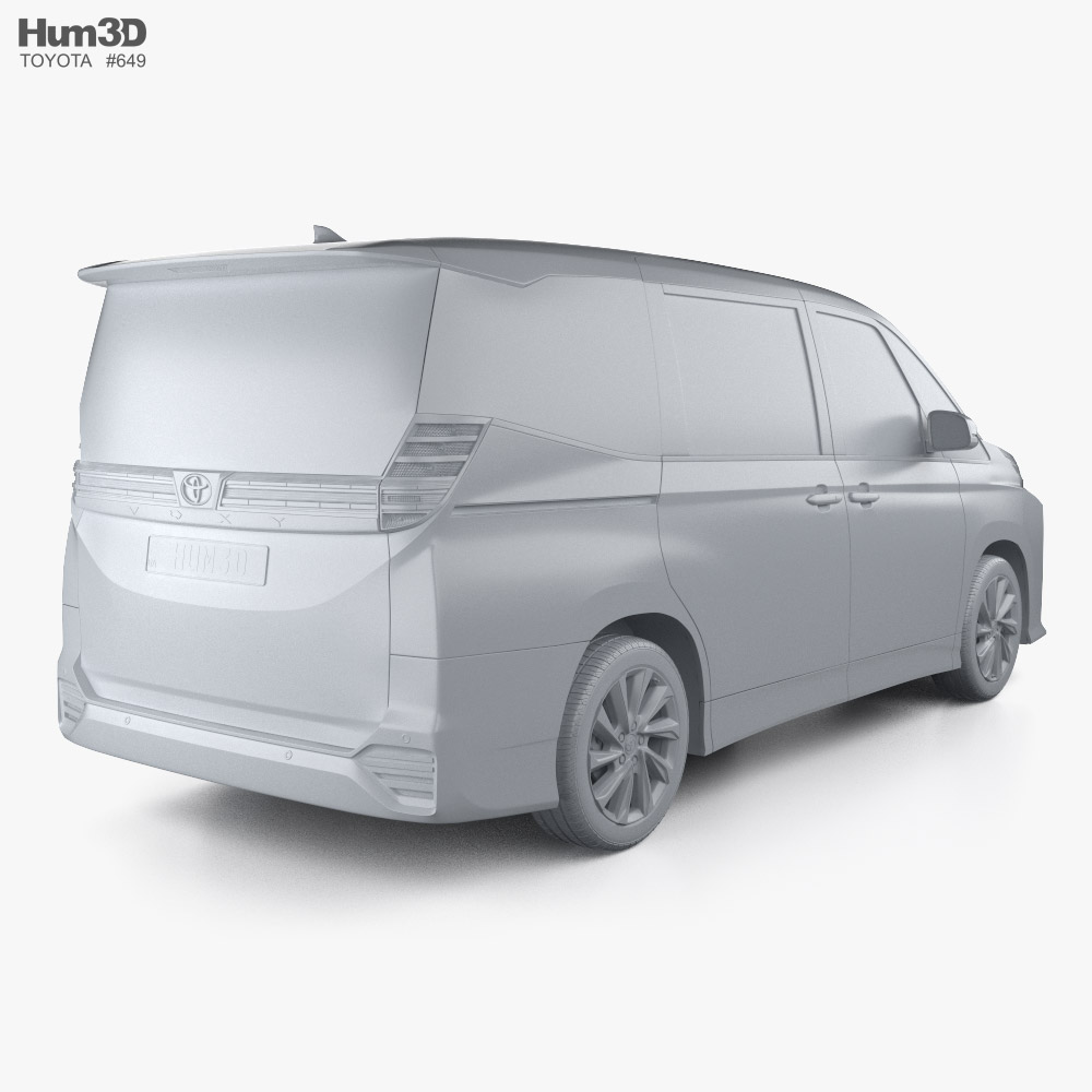 トヨタ ヴォクシー S-Z 2025 3Dモデル - ダウンロード Van オン 3DModels.org